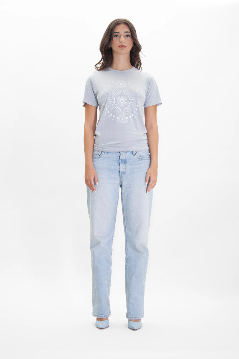 Moon Metatron Tee in Galactic Gray – GFL
